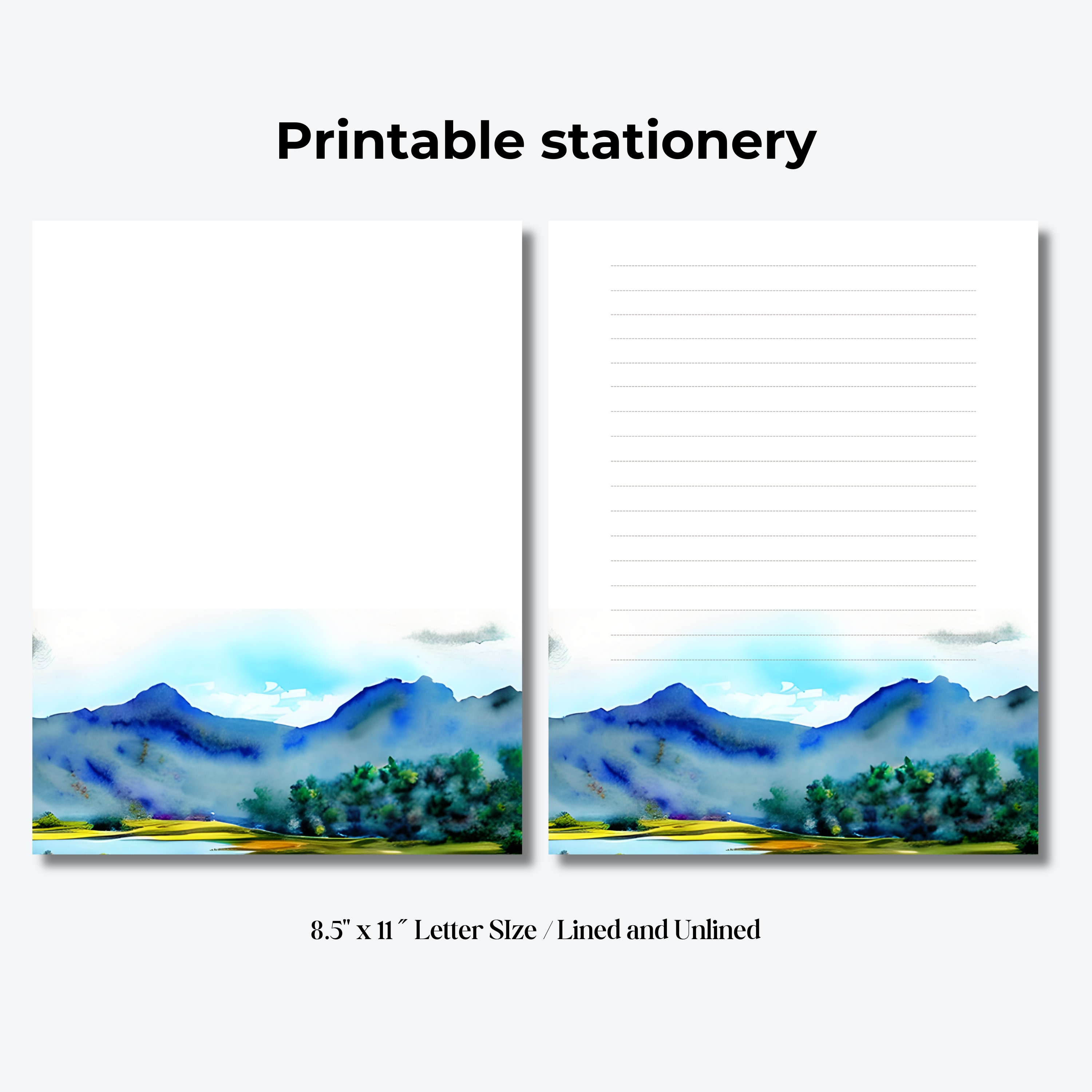 PRINTABLE Stationery, Printable Letter Writing Stationery | Douro ...