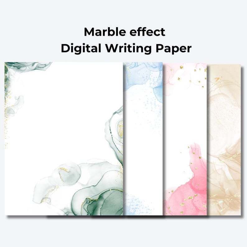 PRINTABLE Stationery, Printable Letter Writing Stationery | Marble ...