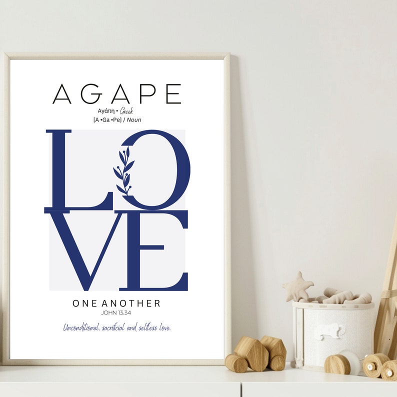 John 13 34, Agape Definition, Love Printable, Love One Another ...