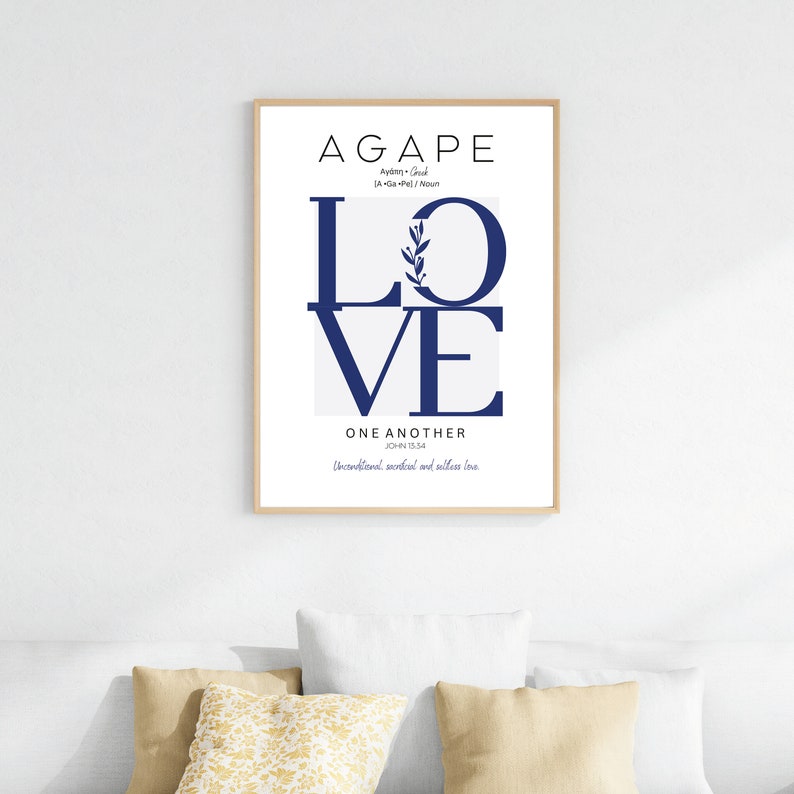 John 13 34, Agape Definition, Love Printable, Love One Another ...