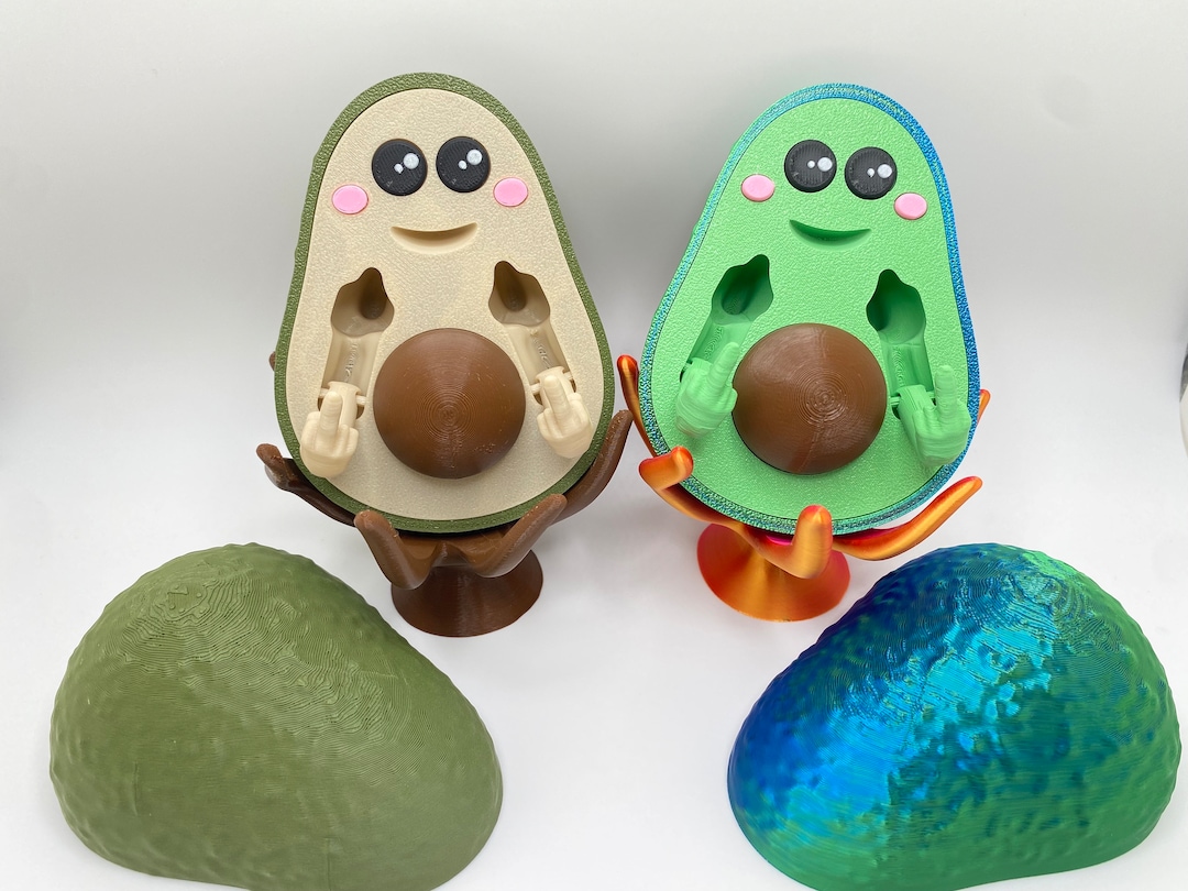 Bad Avocado Middle Finger 3d Print - Etsy Canada