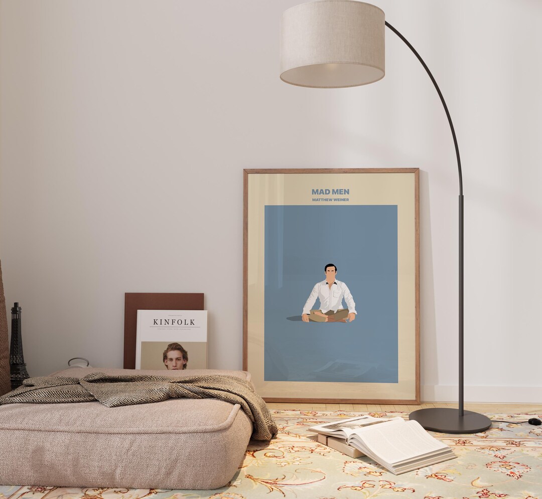 Mad Men Poster Printable Don Draper Illustration, Gift for The Movie ...