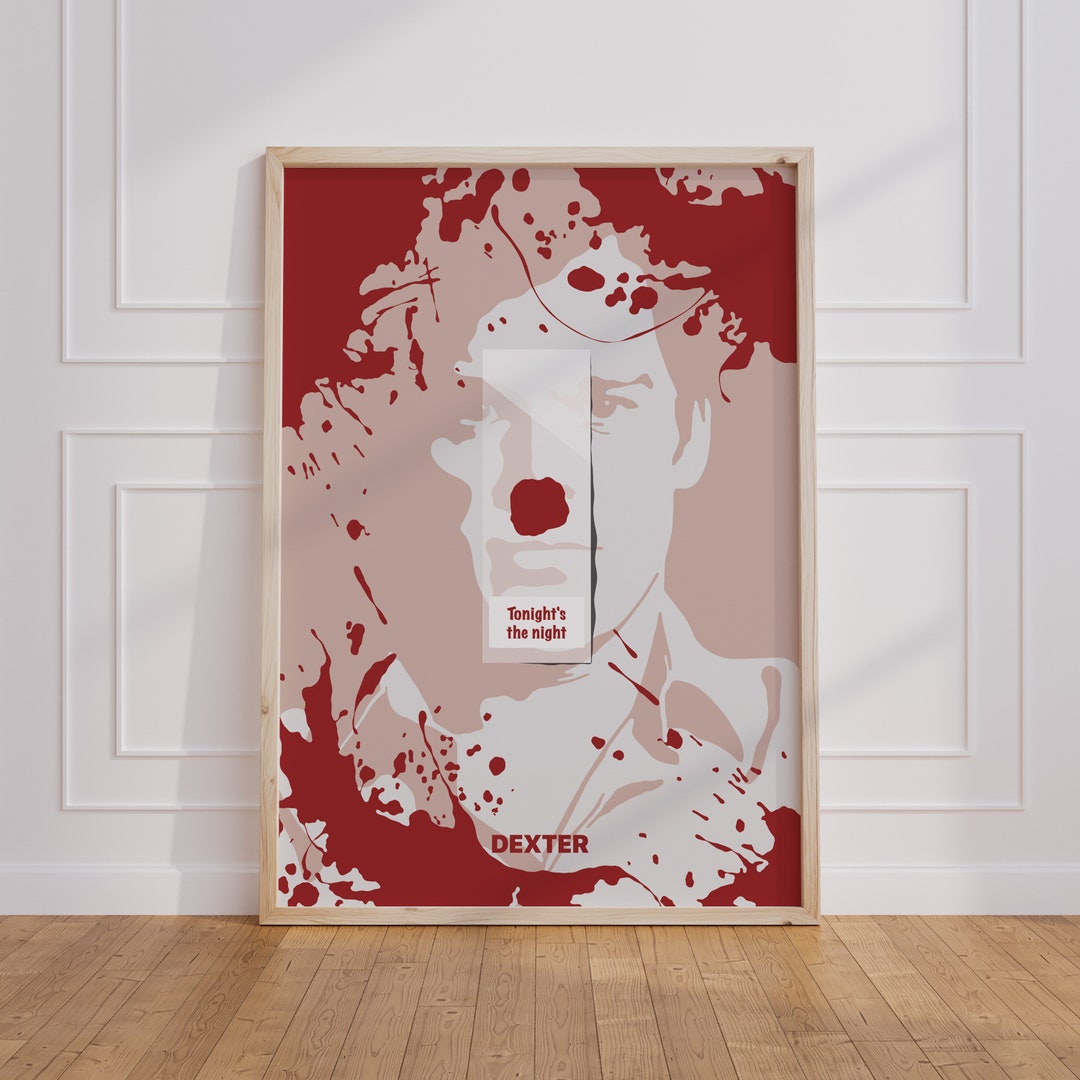 Dexter Poster Dexter's Blood Slide Printable Dexter Wall Art Gift Idea ...