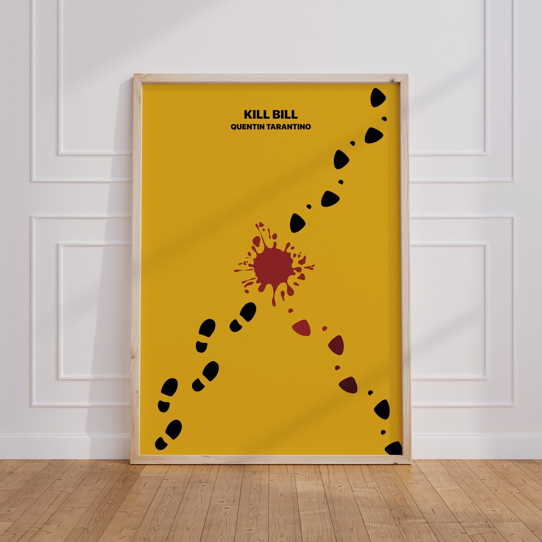 Kill Bill Poster Printable Kill Bill Wall Art Gift Idea Movie Lovers ...