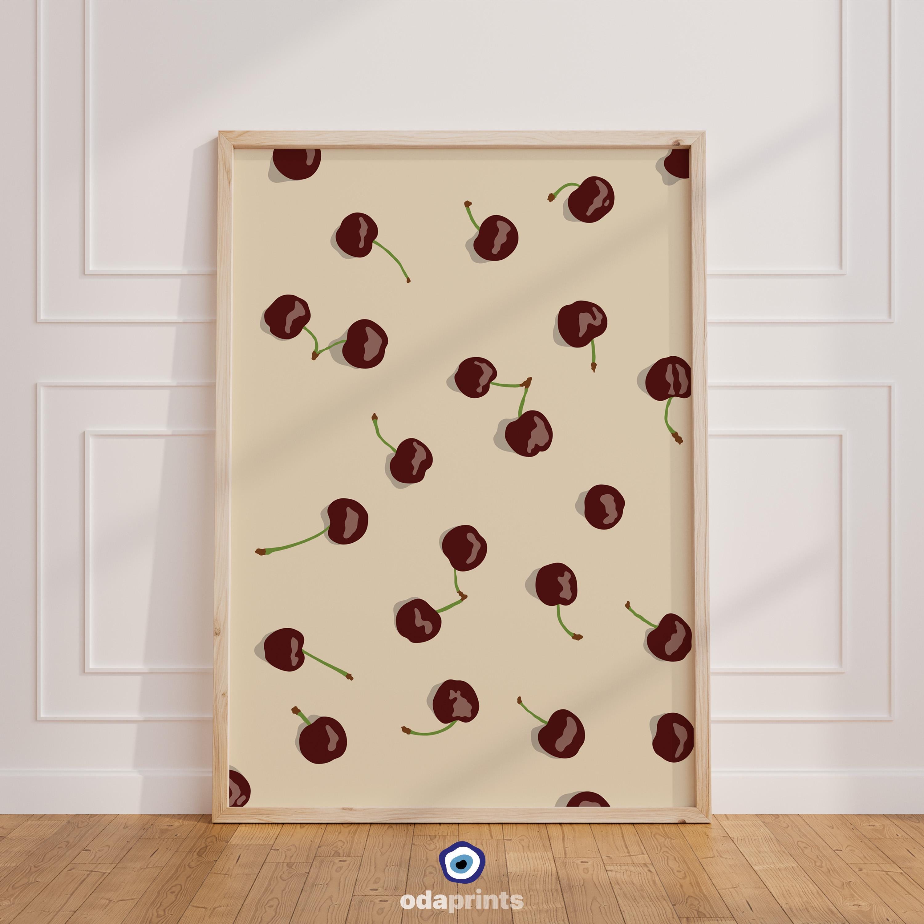 Sweet Cherry Wall Art, Funky Cherry Art, Love You More, Ma Cherie Print ...
