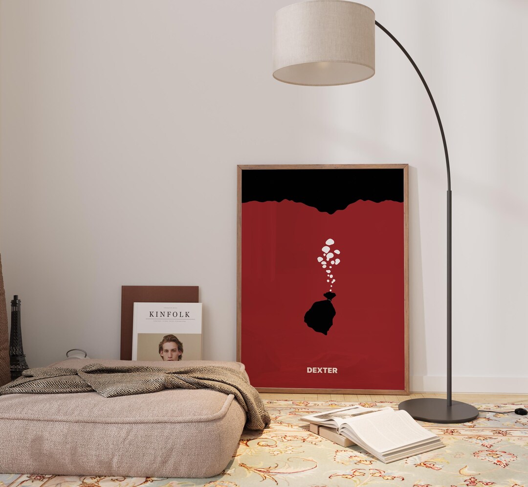 Dexter Poster Dexter's Trash Bag Printable Dexter Illustration, Movie ...