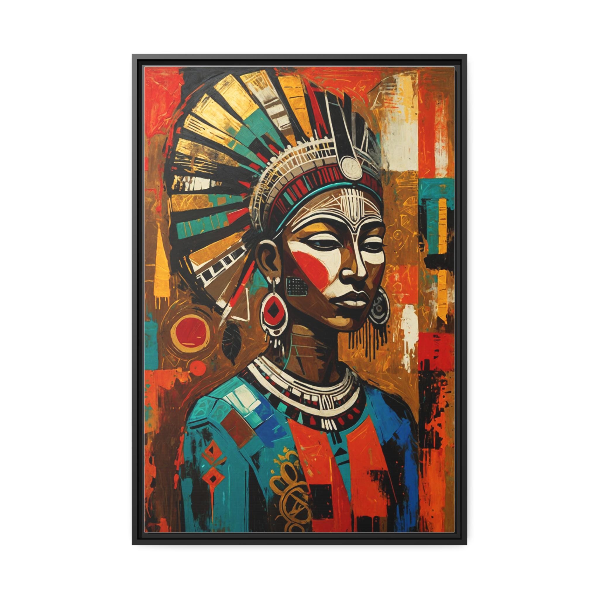 Portrait of a Man of Ethnic Origin, Vernacular Art, Ethnic Art Painting ...