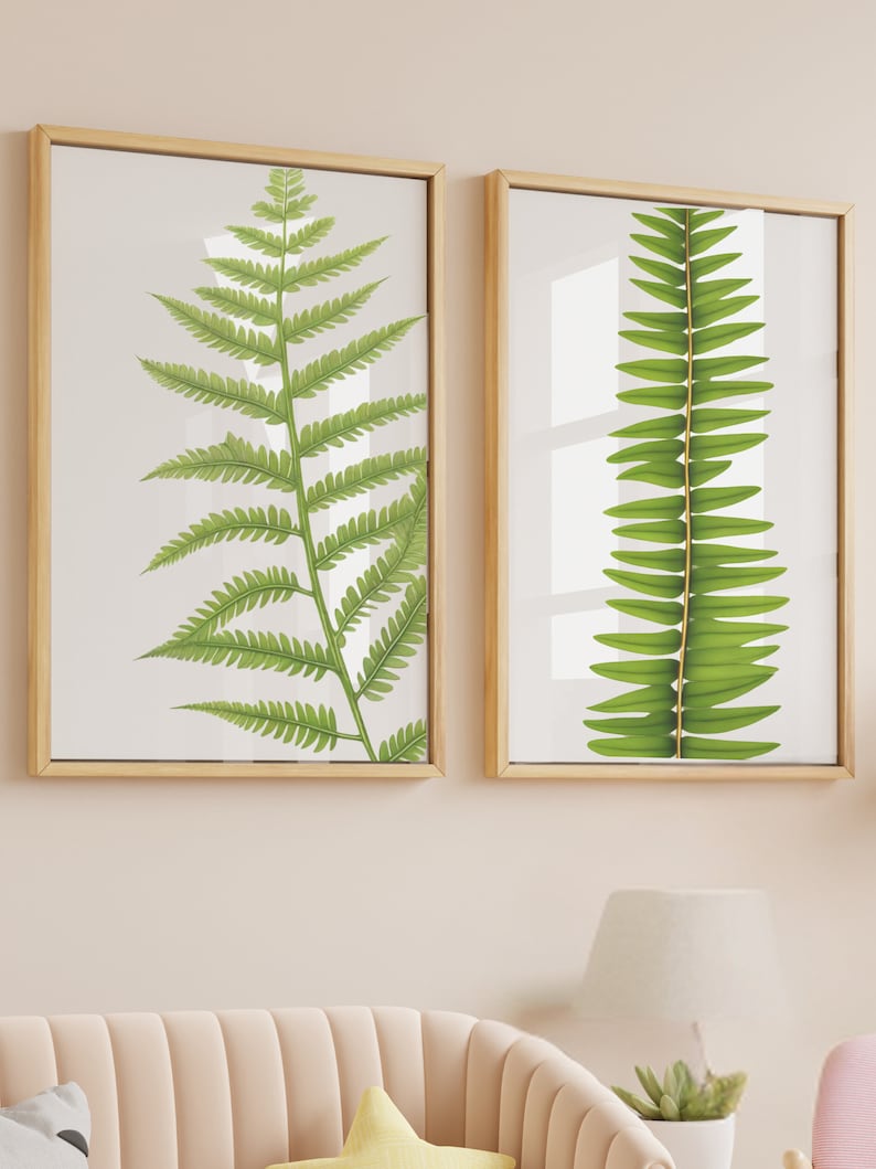 Hawaiian Fern Digital Wall Art | Palapalai Tropical Botanical Print ...