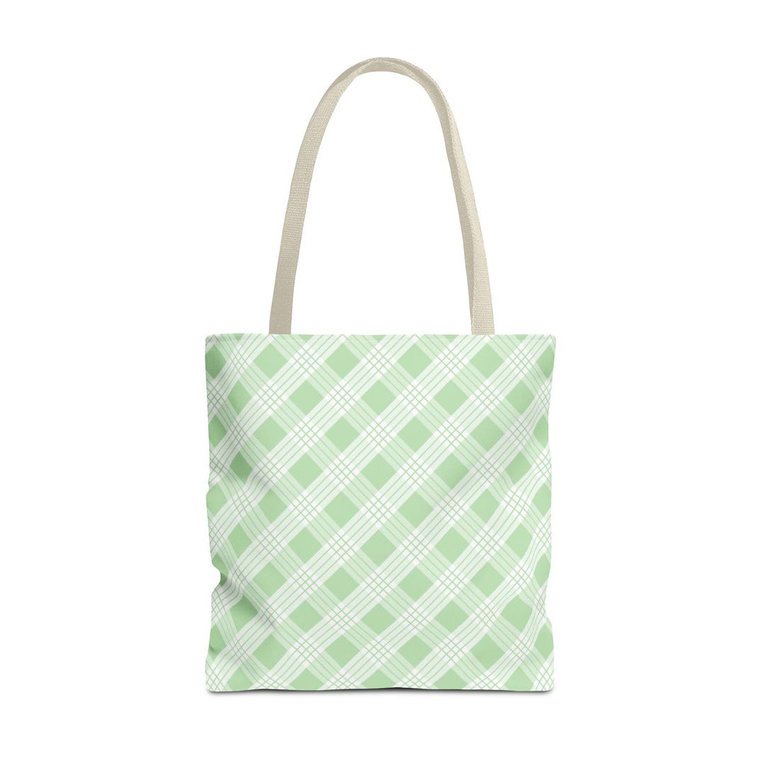 Classic Palaka Plaid Tote Bag | Hawaiian Paniolo Inspired Tote - Etsy