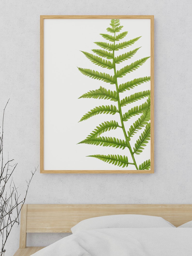 Hawaiian Fern Palapalai Digital Wall Art Tropical Botanical Print ...