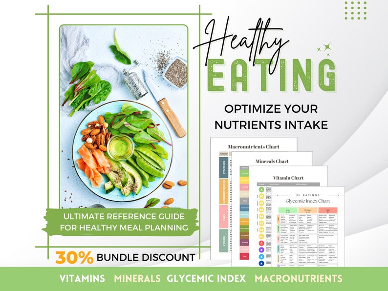 Vitamins Chart Healthy Eating Essential Nutrients Chart Vitamins Poster ...