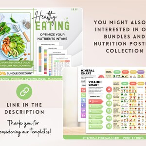 Minerals Chart Healthy Food Essential Nutrients Chart Nutrients Poster ...