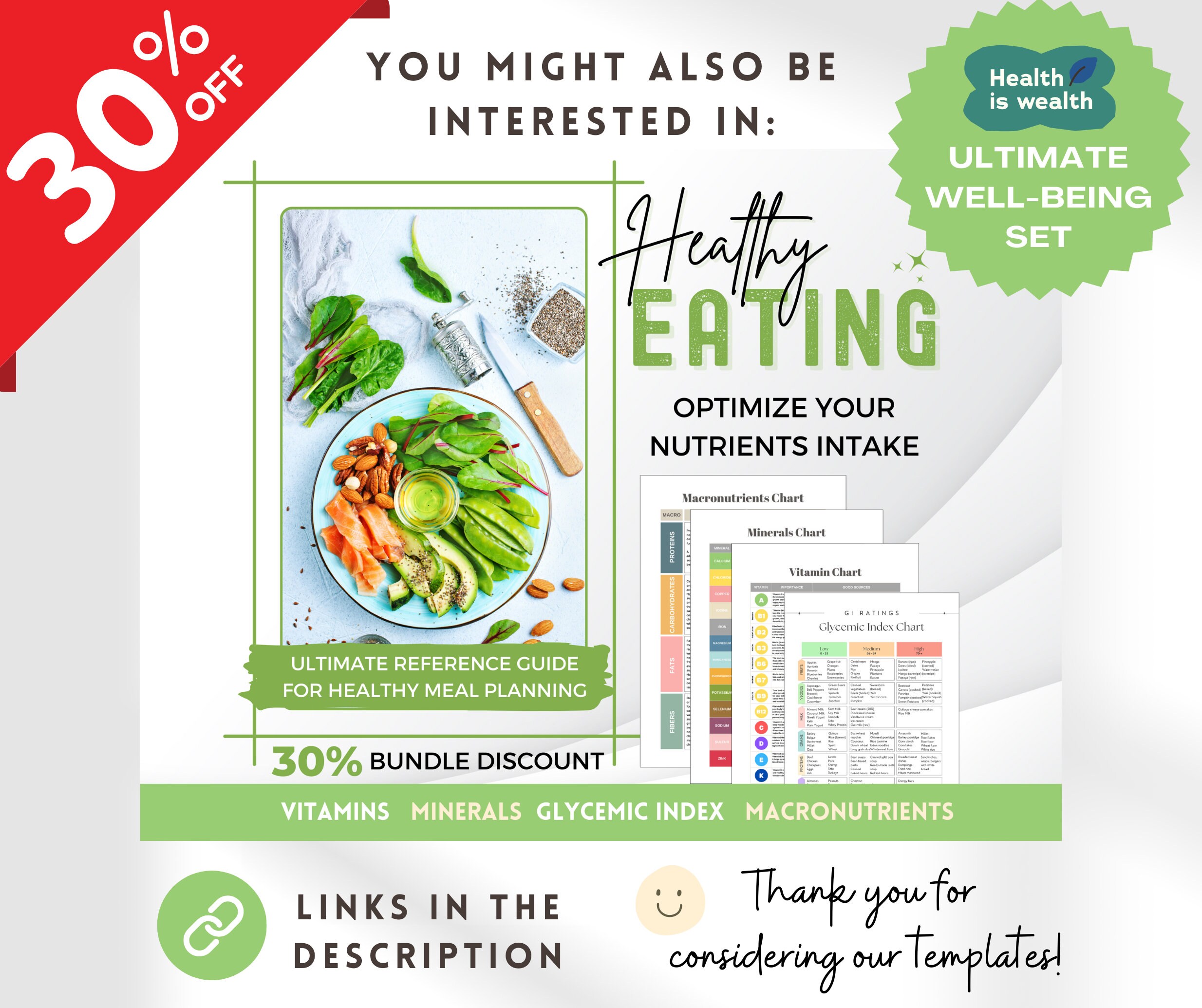 Vitamins Chart Healthy Eating Essential Nutrients Chart Vitamins Poster ...