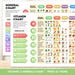 Vitamins and Minerals Chart Bundle Healthy Eating Reference Guide ...