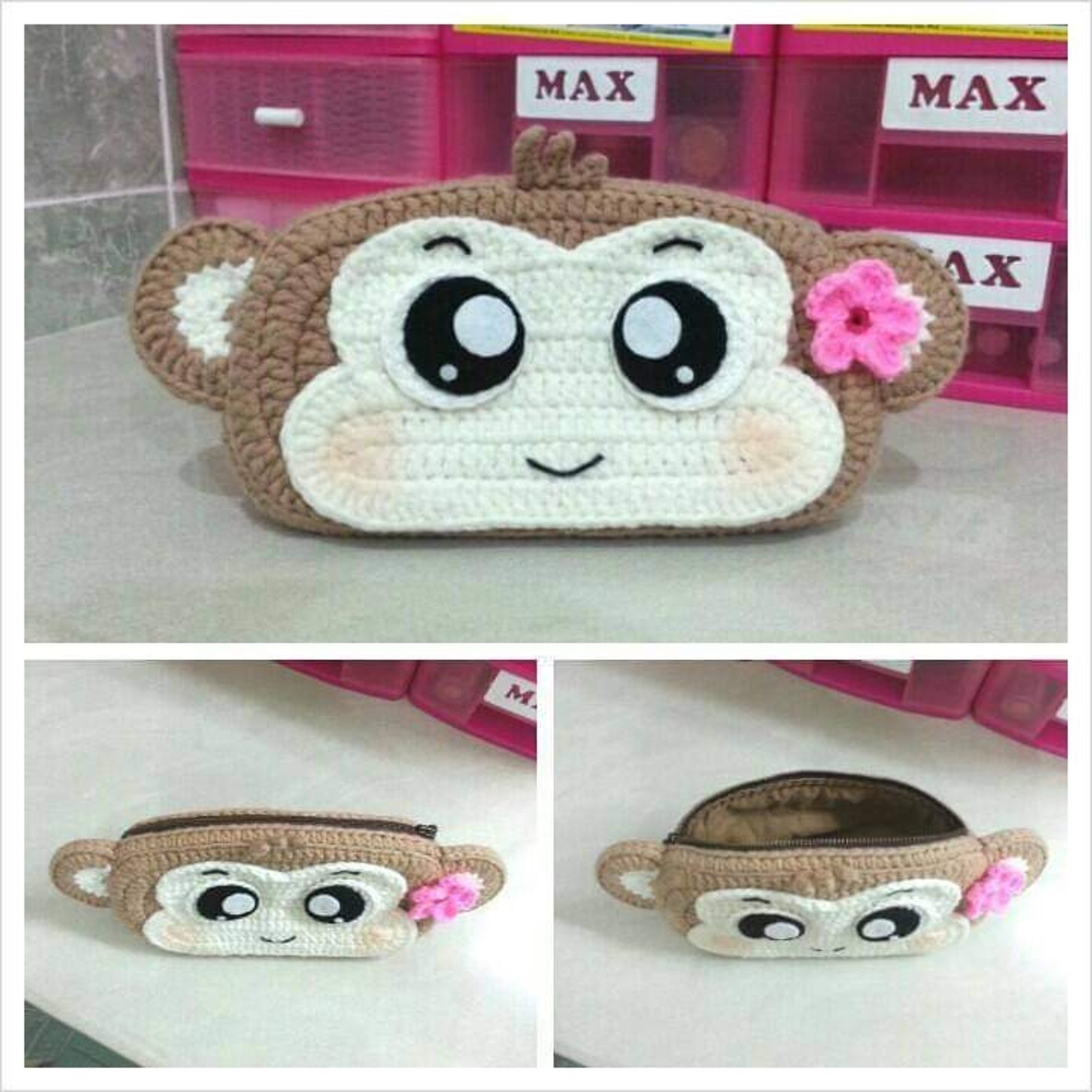 Adorable Crochet Monkey Purse Pattern Perfect Gift for Your Loved Ones ...