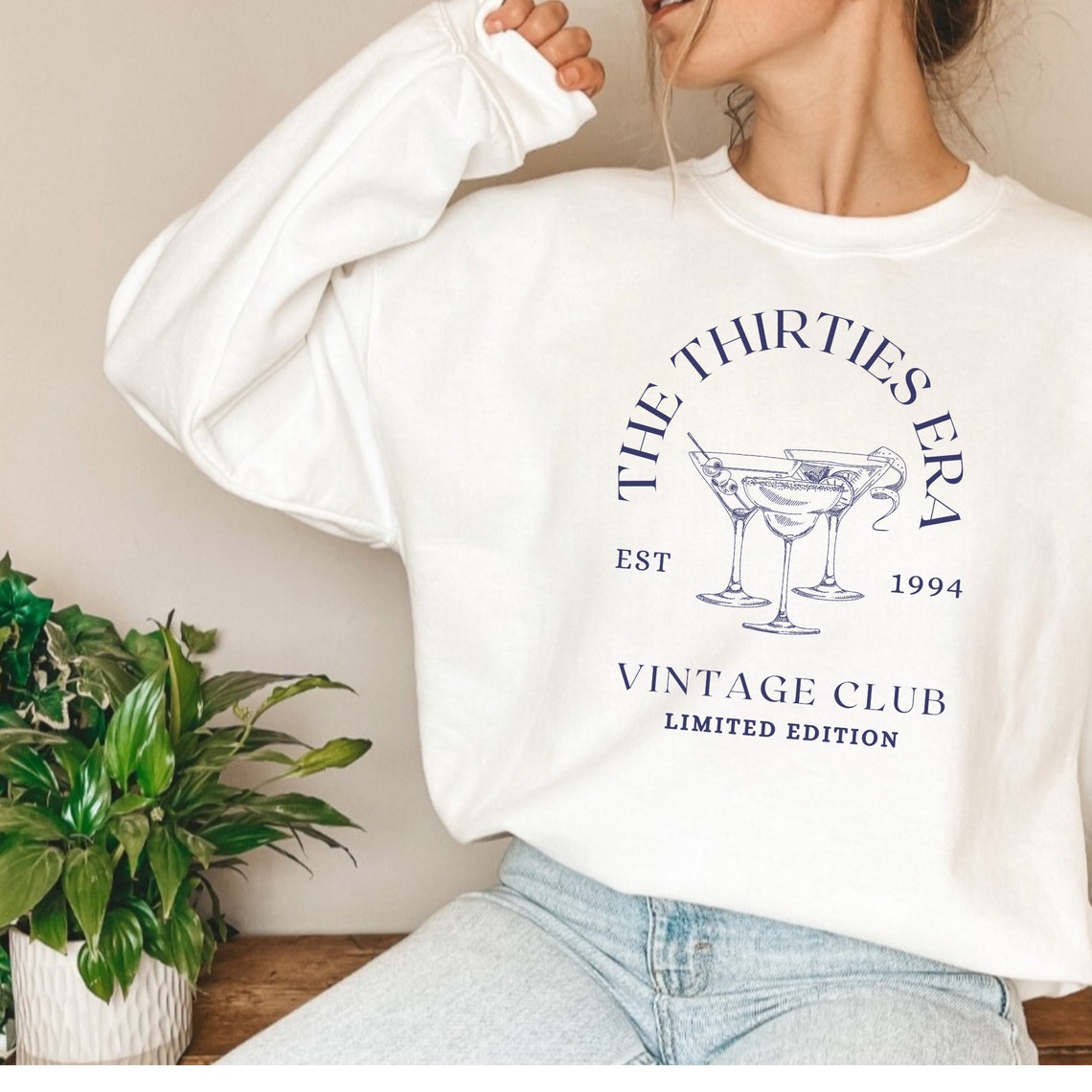 In My Thirties Era 30th Birthday Sweatshirt 30th Birthday Gift for ...