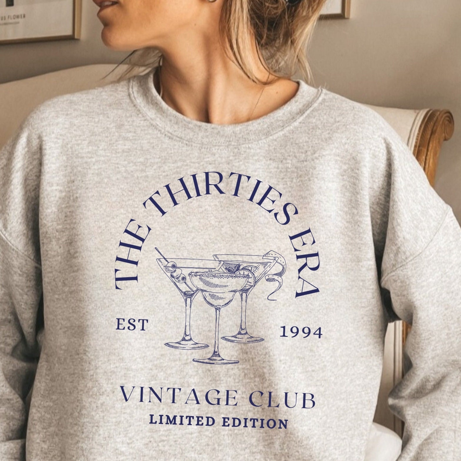 In My Thirties Era 30th Birthday Sweatshirt 30th Birthday Gift for ...