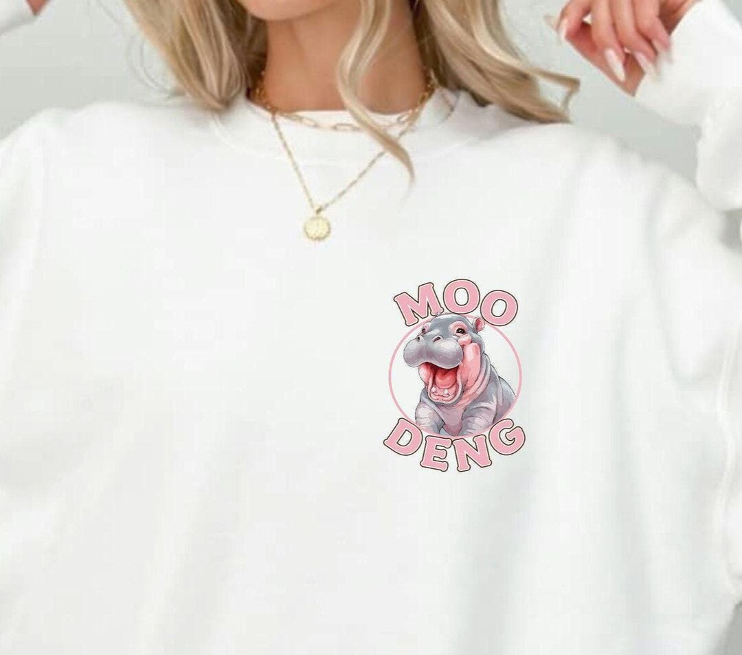 Moo Deng Shirt Moo Deng Shirt, Vintage 90s Graphic Tee, Moo Deng Gift ...