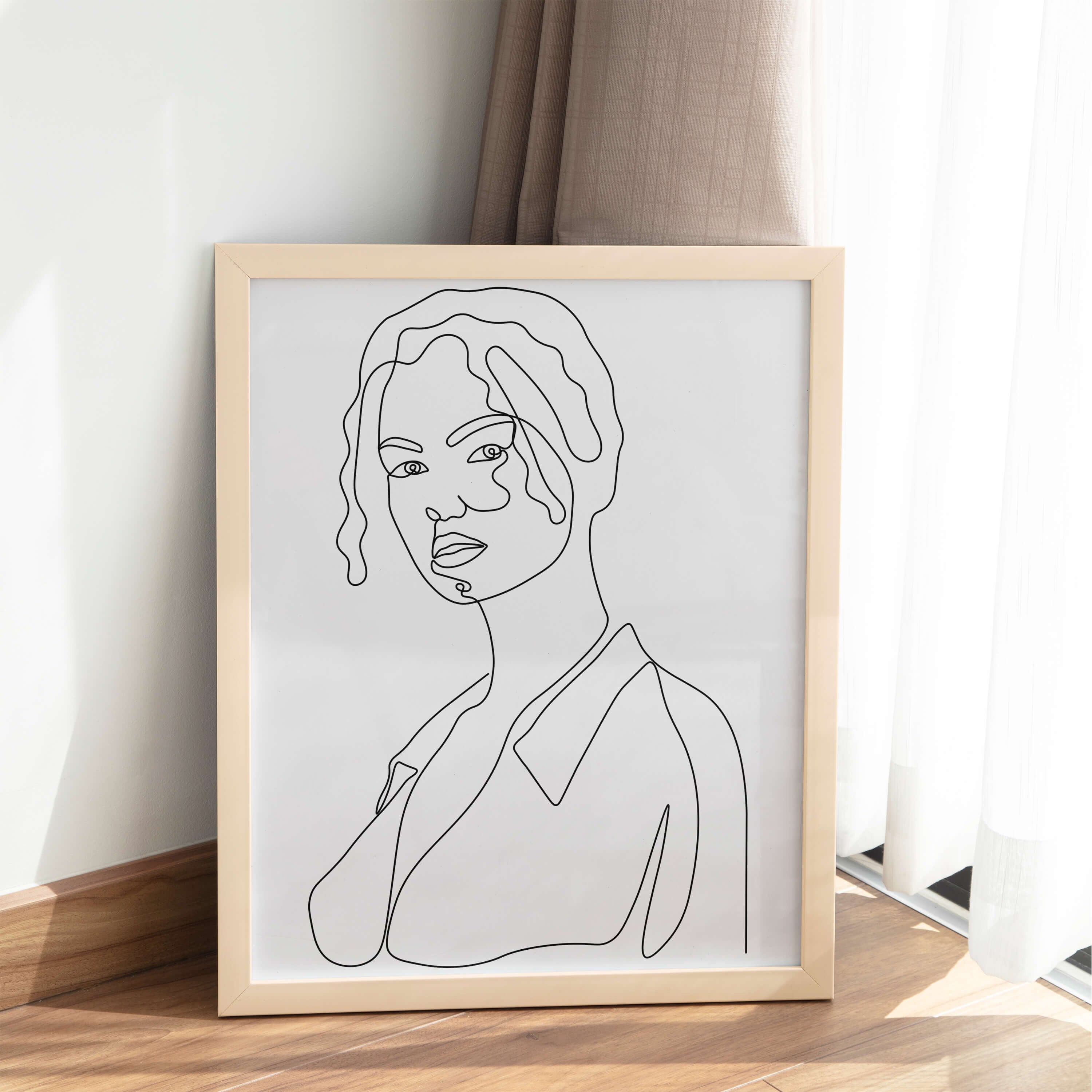 One Line Custom Illustration,continuous Line Drawing Art, One Line ...
