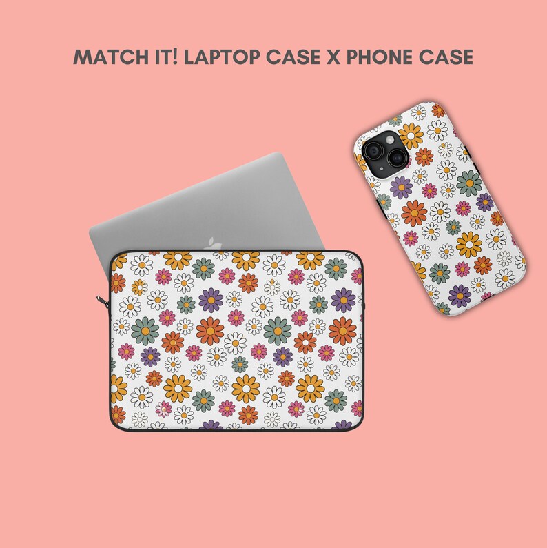 Retro Flower Laptop Sleeve MacBook Case 12 Inch 13 Inch 15 Inch ...