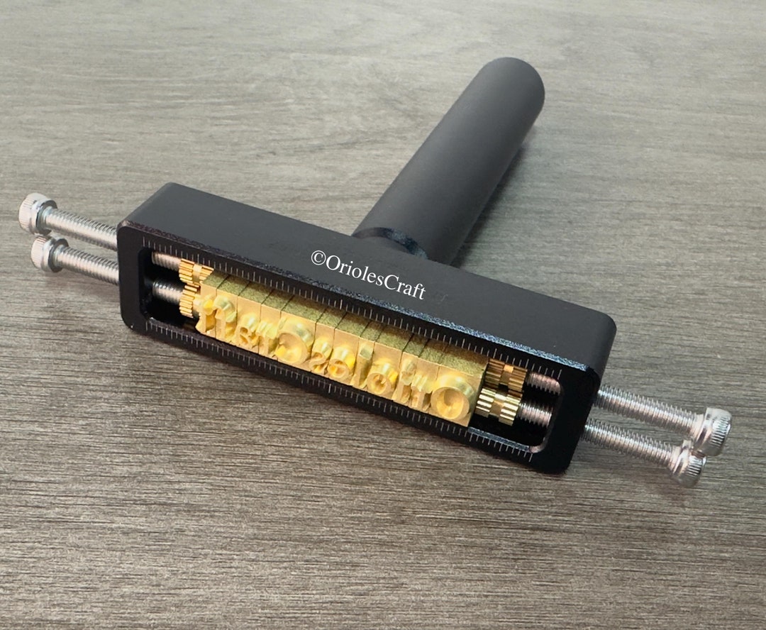 Custom Handheld Letter Stamp, Alphabet Stamp, Leather Stamp, Hand Press ...