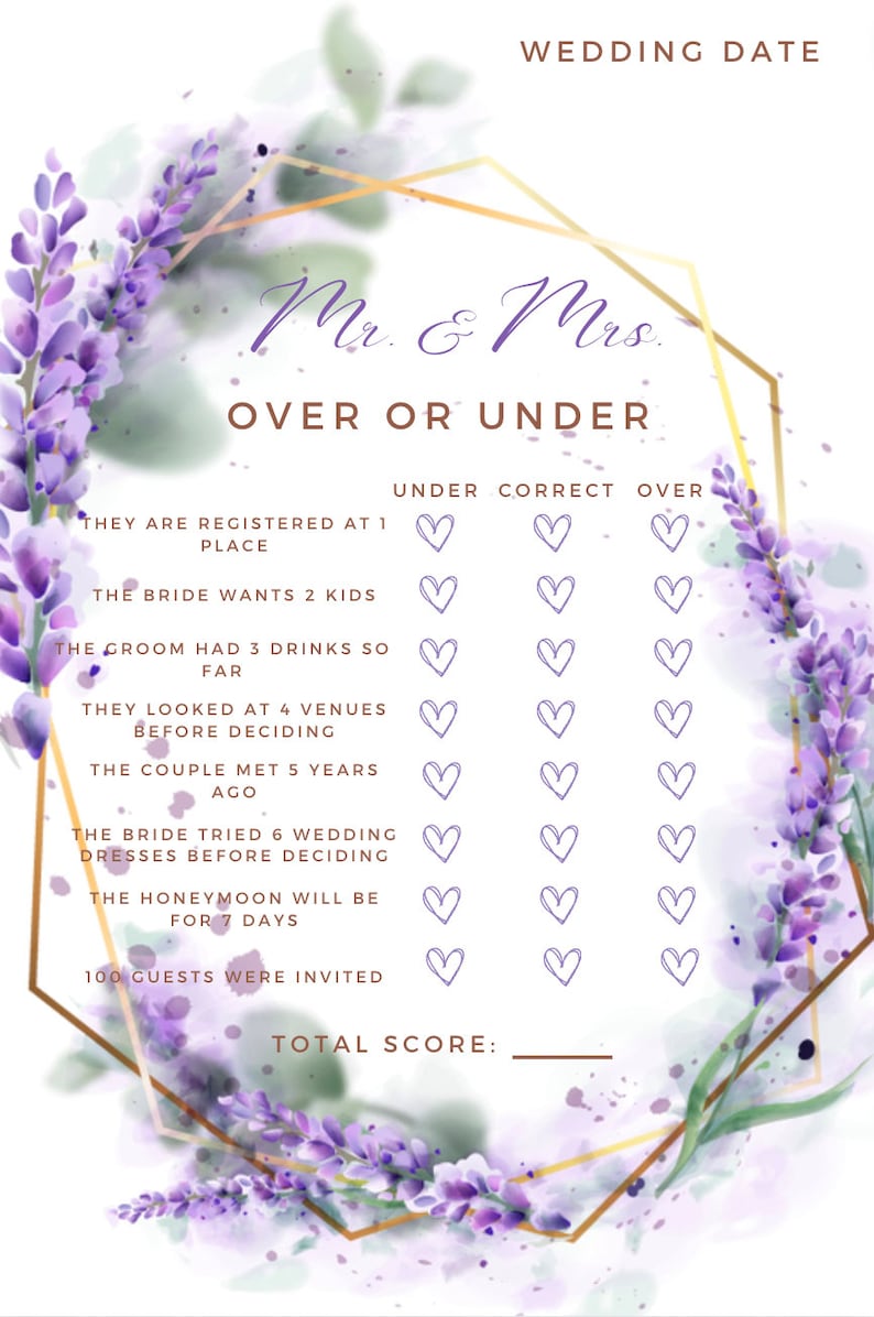 Editable Game Bundle for Wedding, Wedding Table Activity, Wedding Games ...