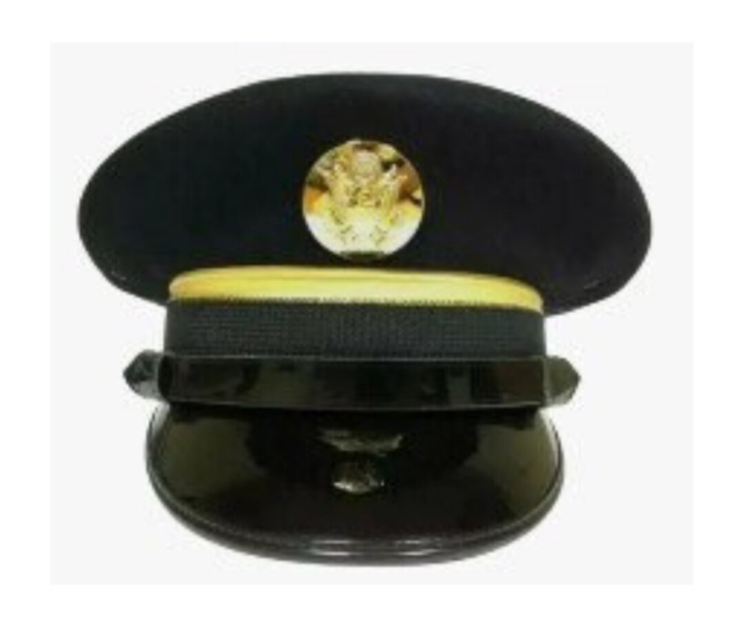 U.S Army Fur Felt Enlisted Dress Blue Service Cap - Etsy
