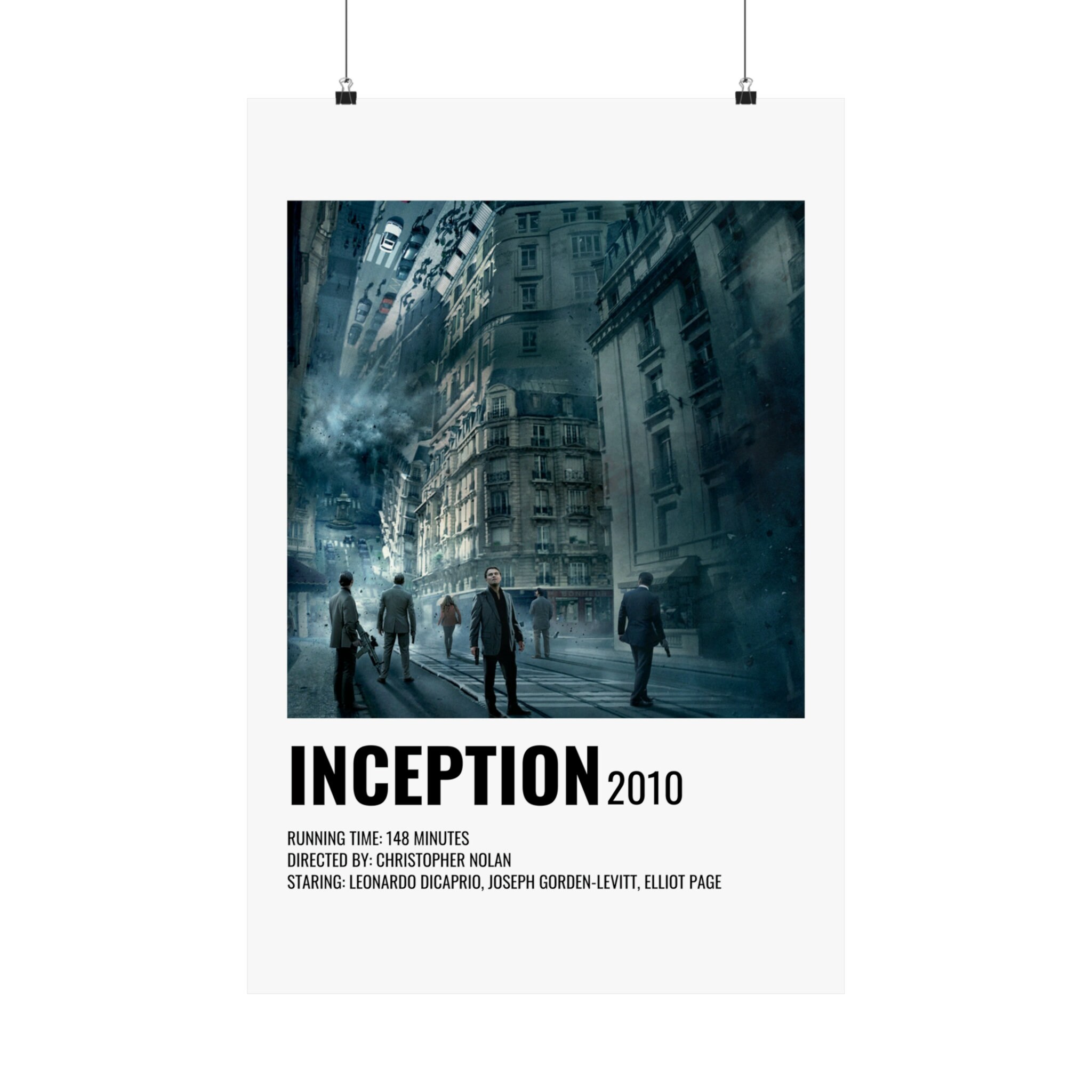 Inception Poster / Christopher Nolan Inception / Inception Minimalist ...
