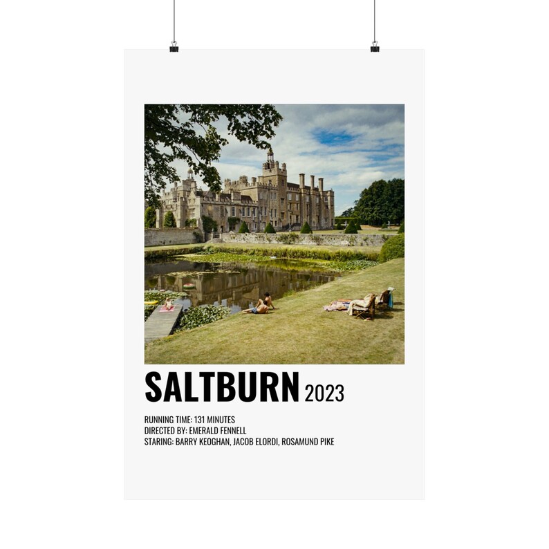 Saltburn Poster / Simple Saltburn Poster / Saltburn Minimalist Poster ...