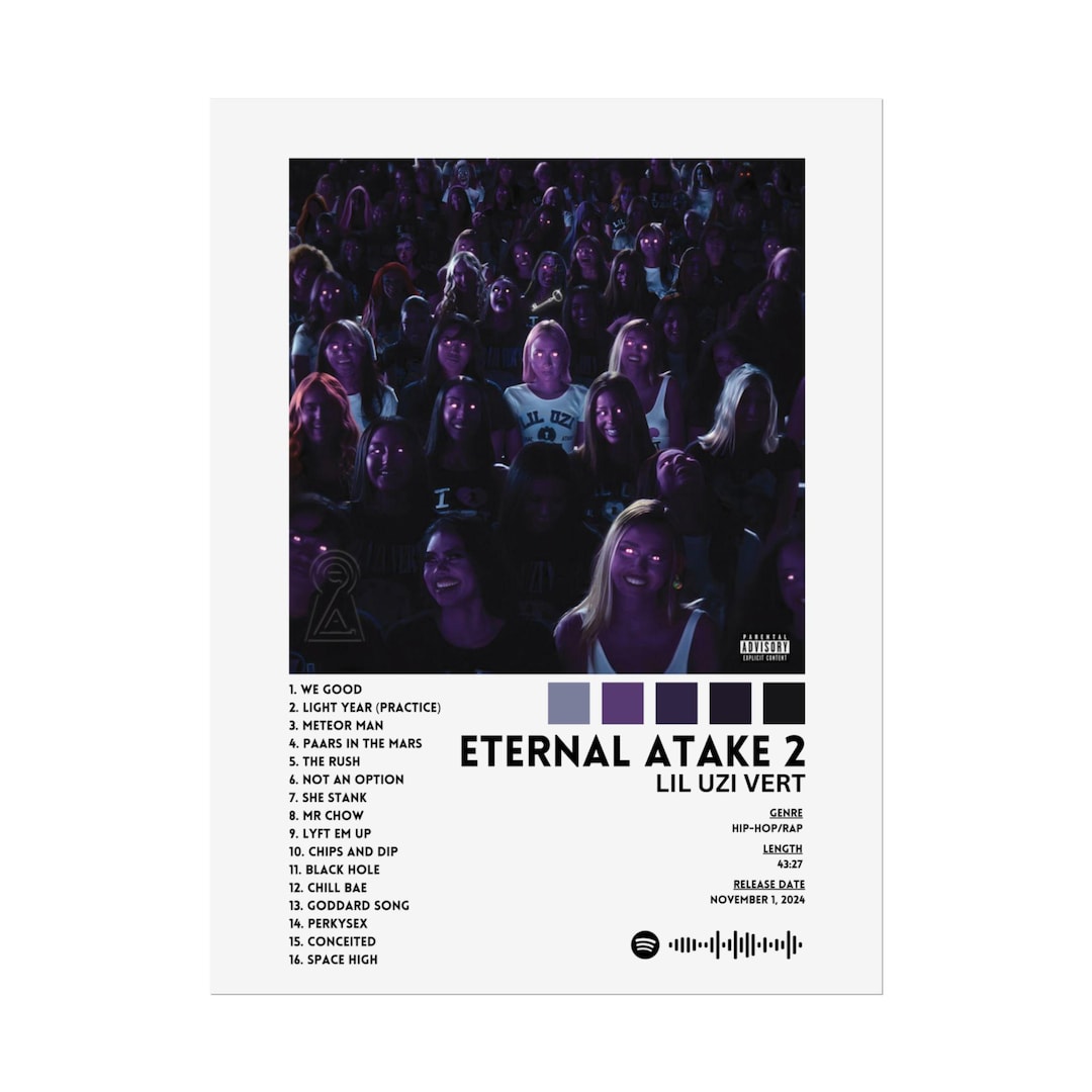 Lil Uzi Vert/eternal Atake 2/tracklist, Music Fanart, Wall Art Decor ...
