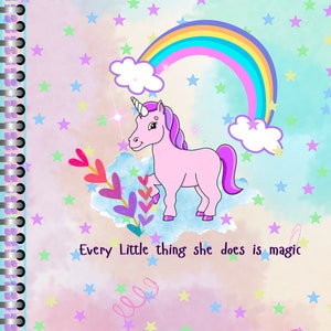 10 Cute Unicorn Notebook Cover Perfect for Your Style Notebook Rainbow ...