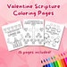 Printable Valentine’s Day Coloring Pages,valentines Day Scripture ...