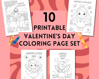 15 Valentine Bible Verse Coloring Pages | Christian Valentines Day ...