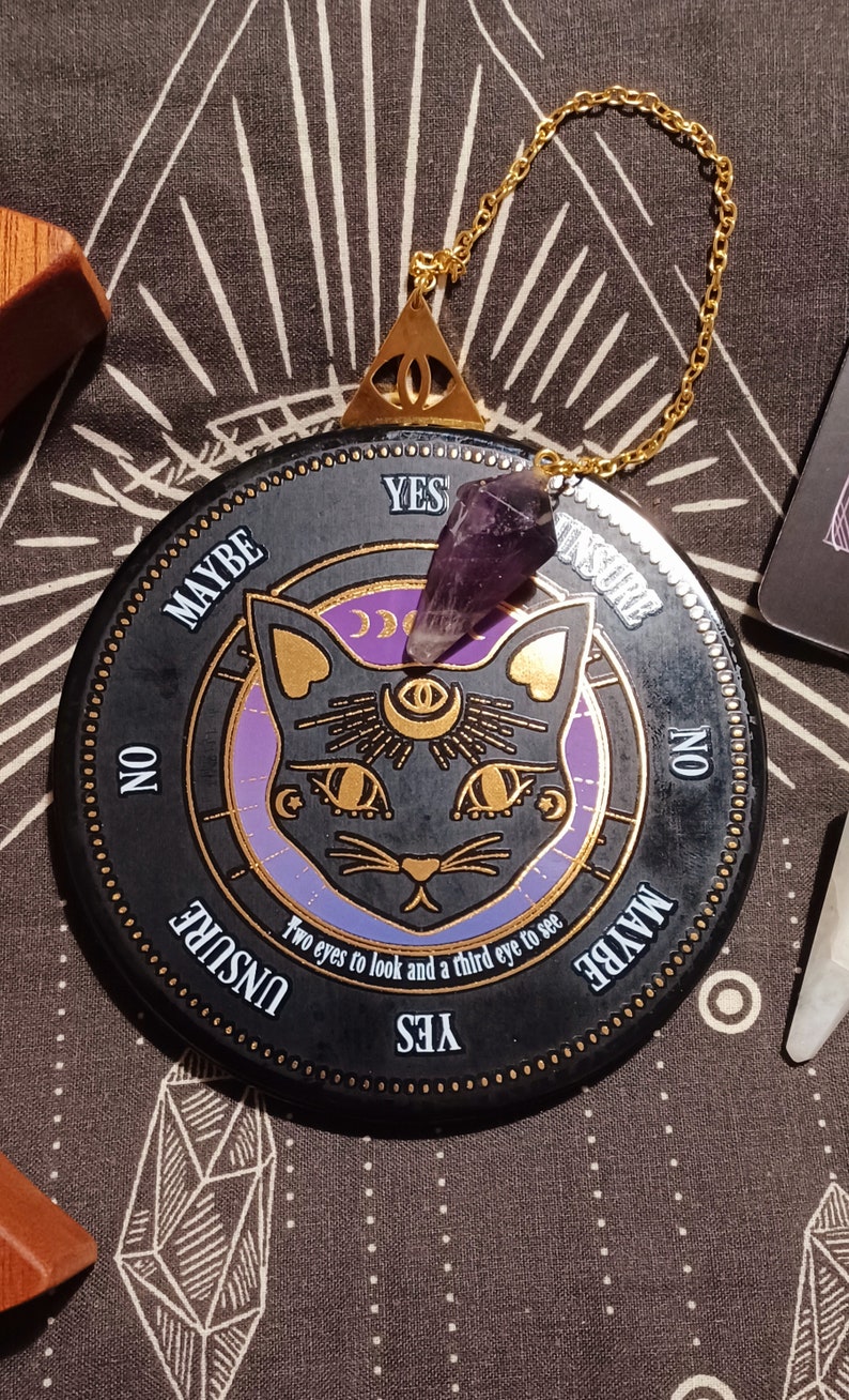 Pendulum 'yes' 'no' 3 Question Reading PLUS 3 FREE Tarot/oracle Card ...