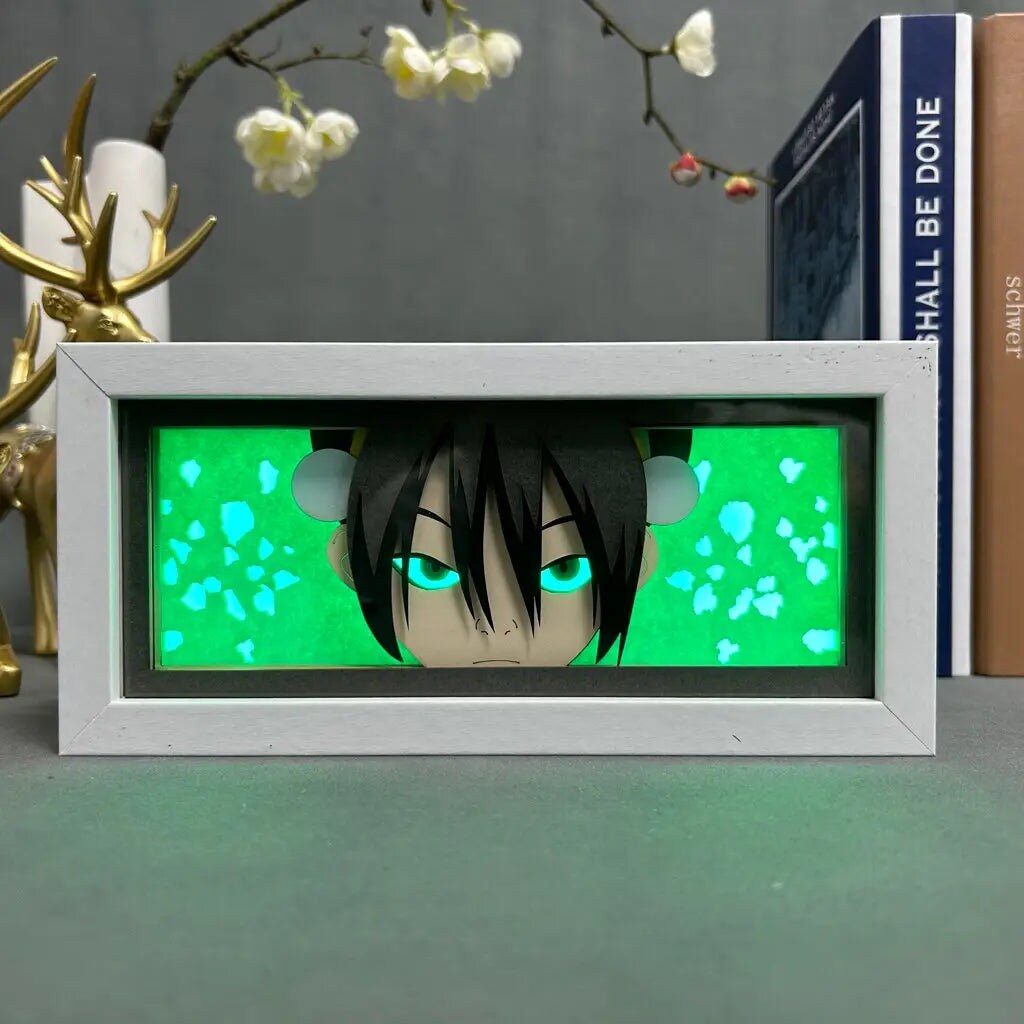 Avatar Toph Beifong Light Box, RGB, Table Lamp, Handmade, Crafted, 3D ...