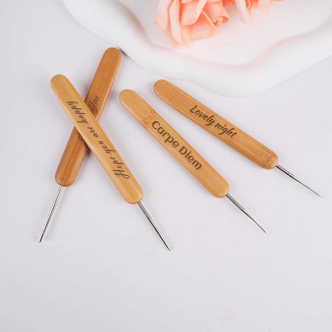 Personalized Hook Needle Set, Customized Name Hook Needle, Sewing Gifts ...