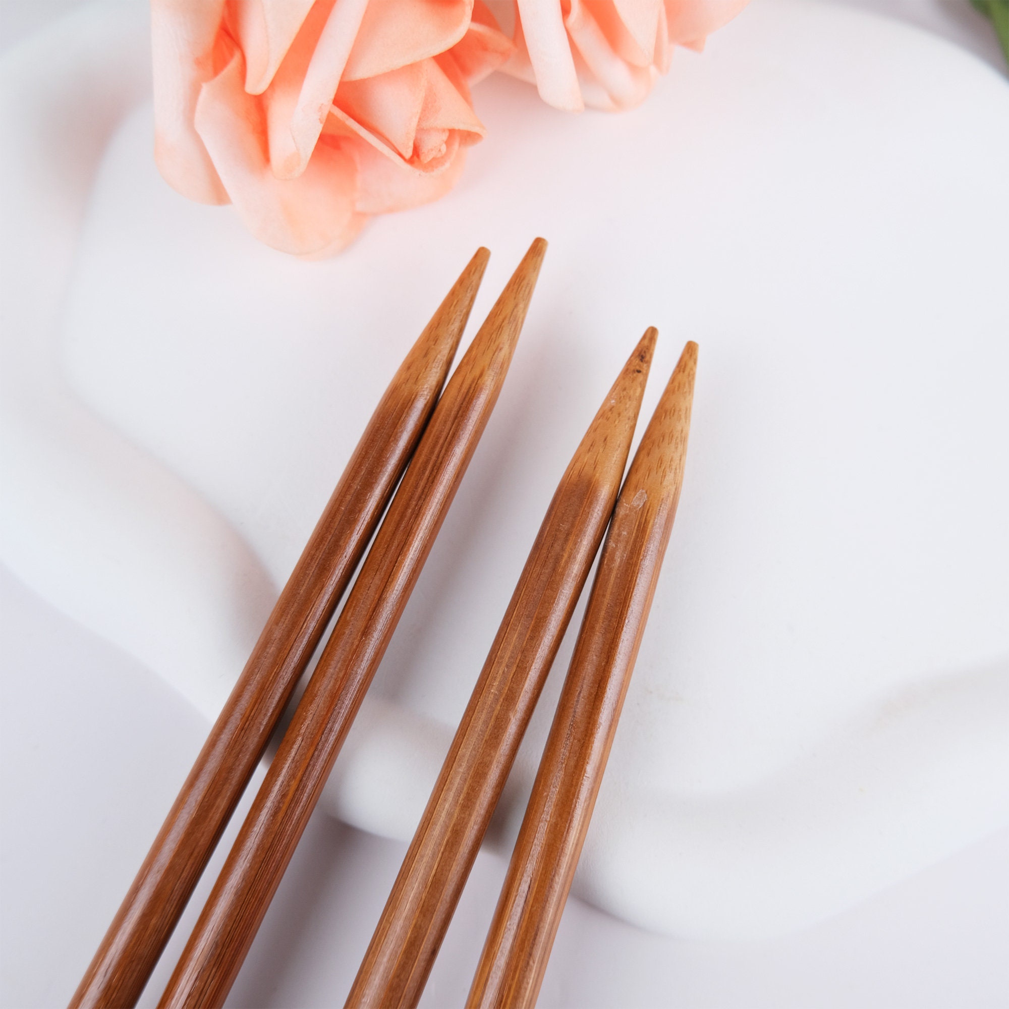 Personalized Engraved Bamboo Knitting Needles, Custom Carved Hook ...