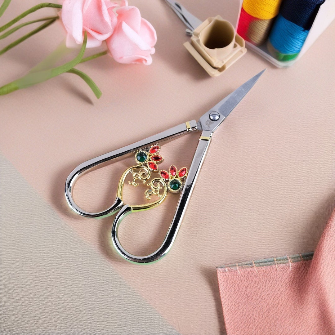 Heart-shaped Mini Embroidery Scissors, Small Scissors, Mini Scissors ...