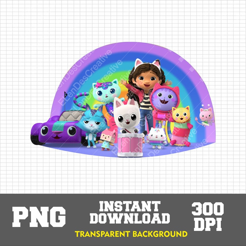 Gabby Dollhouse Svg - Etsy