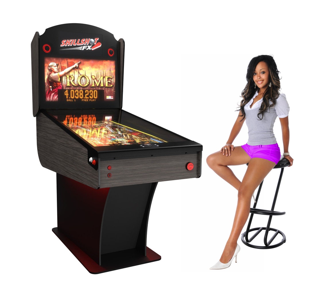 Skillshot FX Virtual Pinball Machine With a 55 Playfield 96 Officially ...