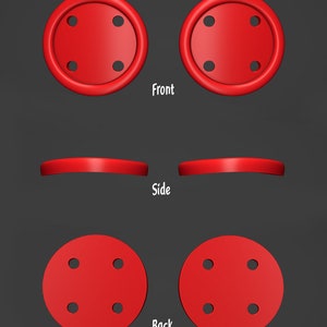 KONOSUBA - MEGUMIN Hat Button for Cosplay 3D File (STL) - Etsy