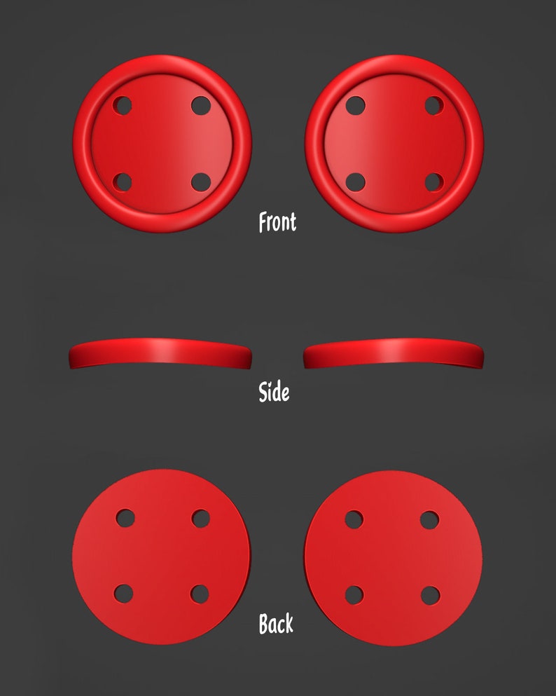 KONOSUBA - MEGUMIN Hat Button for Cosplay 3D File (STL) - Etsy