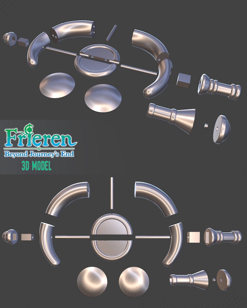 FRIEREN STAFF 3D Model Frieren: Beyond Journay's End - Cosplay - Etsy