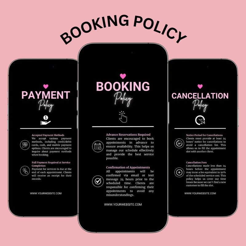 Cancellation List Template - Etsy