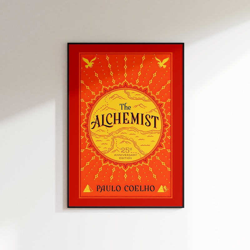 The Alchemist Book Cover - Etsy