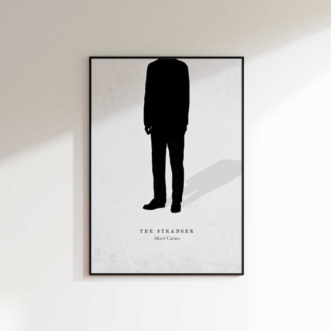 Albert Camus Art Print, the Stranger Book Cover Wall Art, Book Lover ...