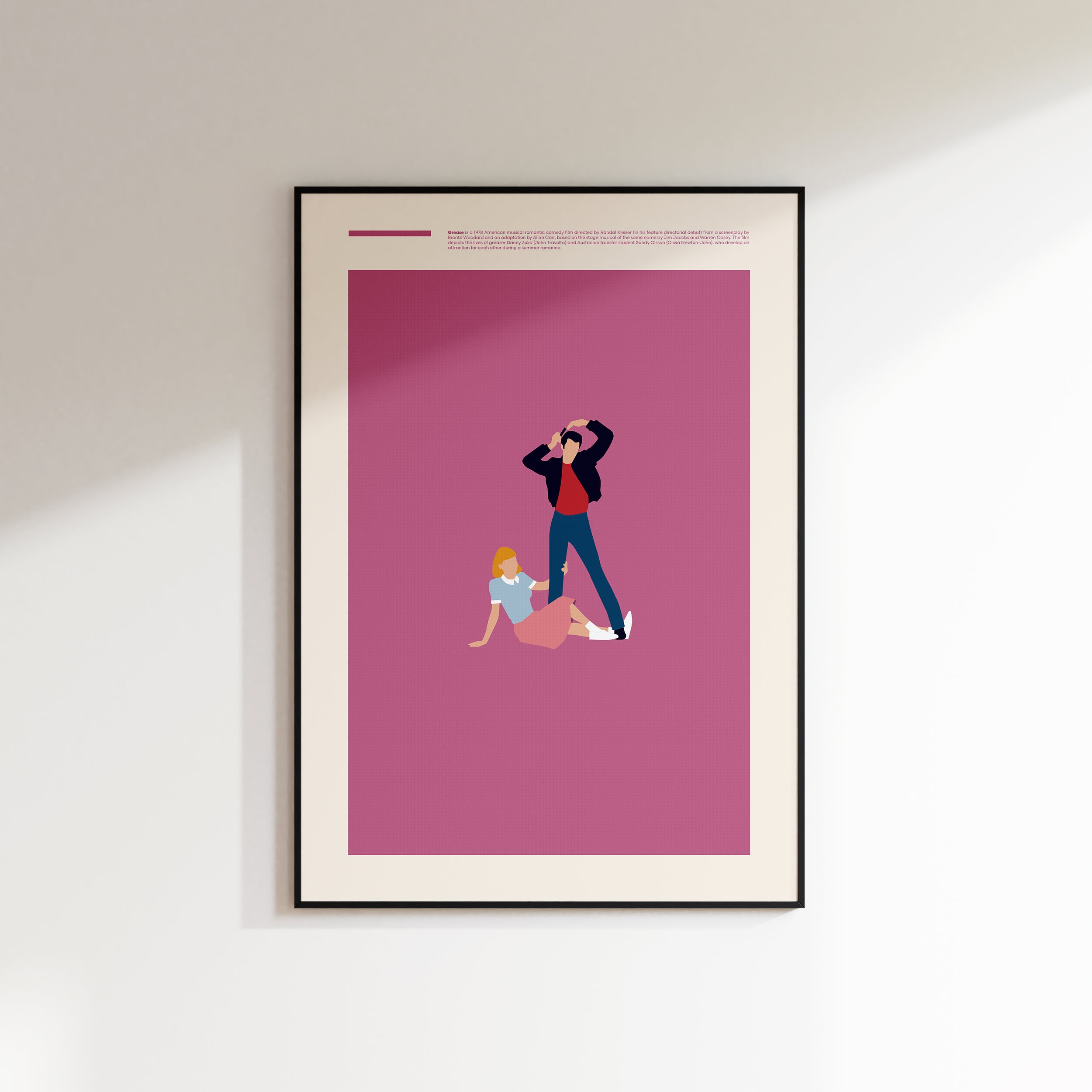 Grease Movie Poster, Classic Movie Poster, Movie Poster Download ...