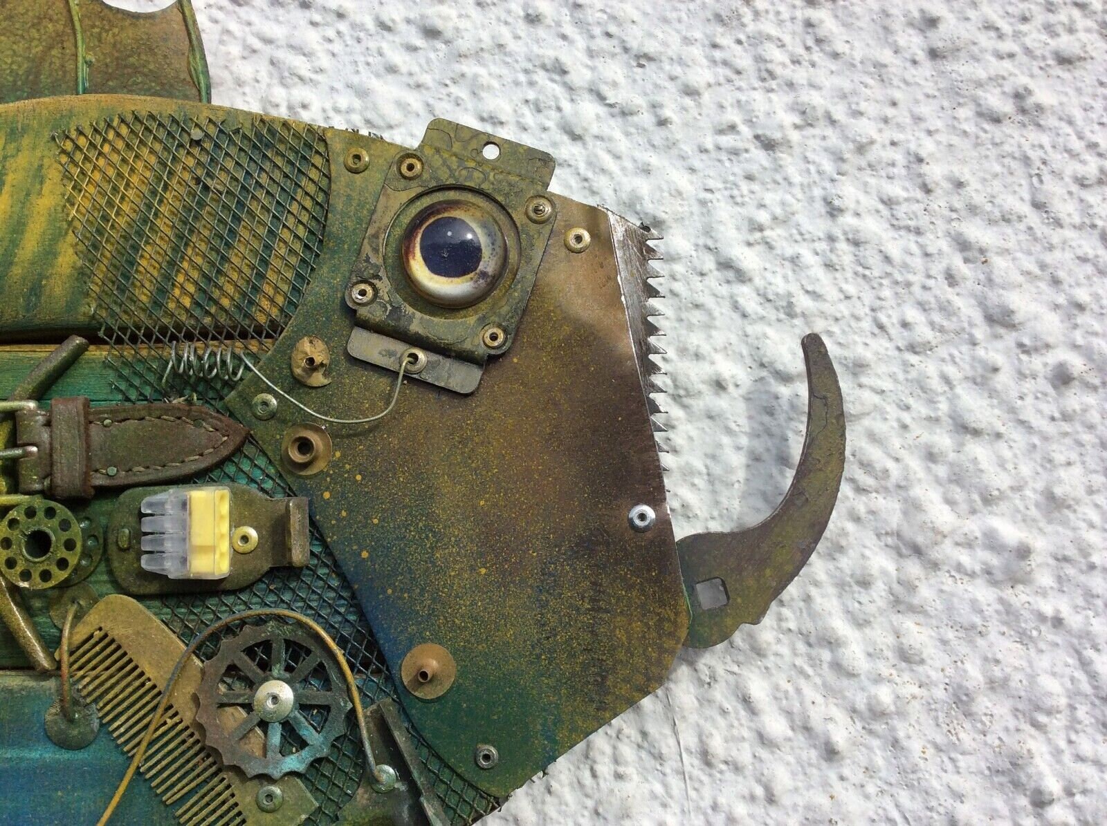 Handmade Fish Sculpture Bass Lure Fishing Decor Gift Angling Steampunk ...