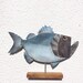 Handmade Fish Sculpture Bass Lure Fishing Decor Gift Angling Steampunk ...