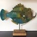 Handmade Fish Sculpture Bass Lure Fishing Decor Gift Angling Steampunk ...